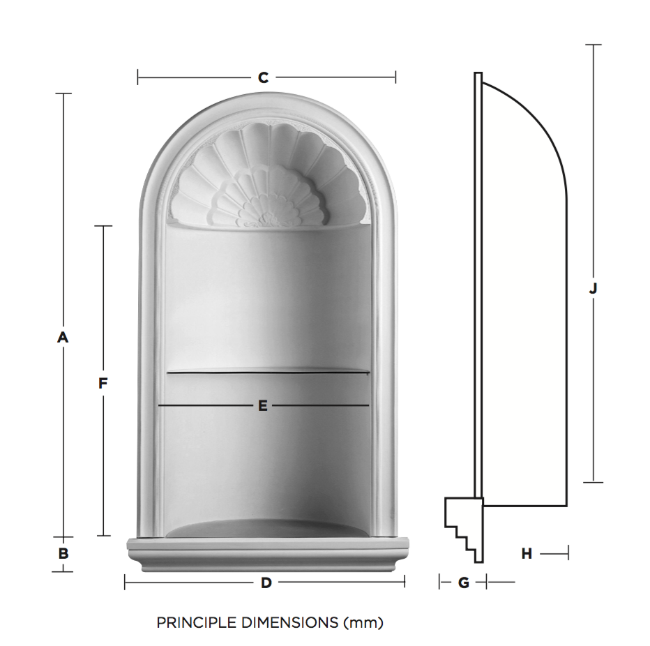 Firenze Plaster Niche. Hodkin & Jones | Fibrous Plaster | Plaster ...