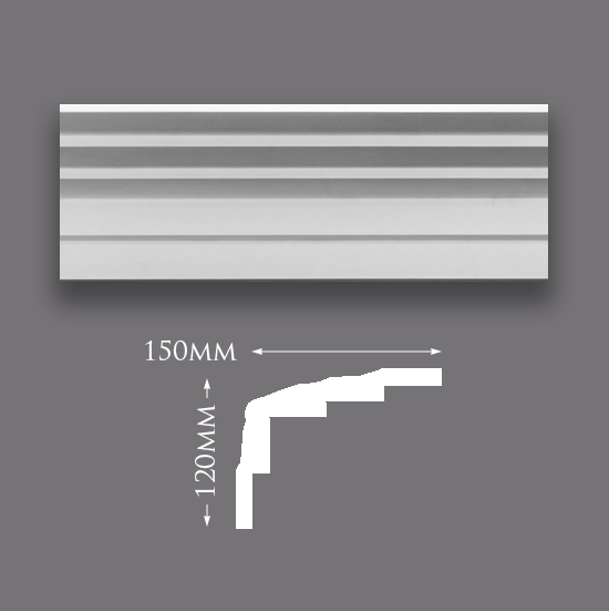 Virginia Step Plaster Cornice. Hodkin & Jones | Fibrous Plaster ...