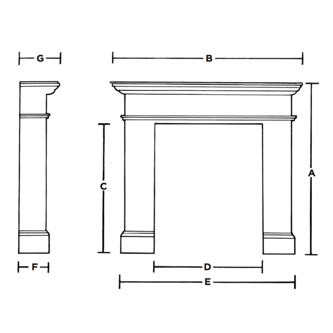 Classic Fire Surround. Hodkin & Jones | Fibrous Plaster | Plaster ...